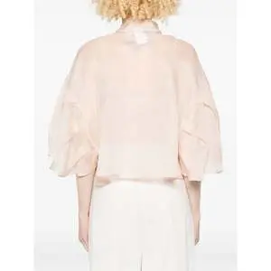 Max Mara Silk Cape - Pink