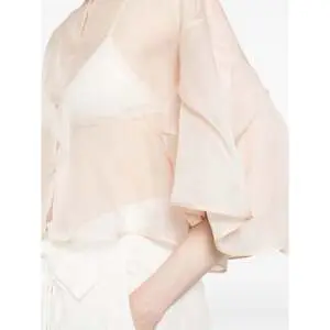 Max Mara Silk Cape - Pink