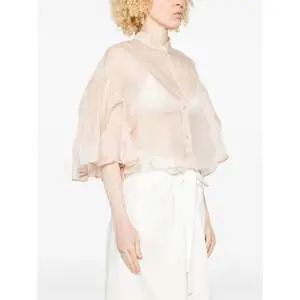 Max Mara Silk Cape - Pink