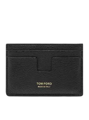 TOM FORD Classic Full-grain Leather Card Holder - Black