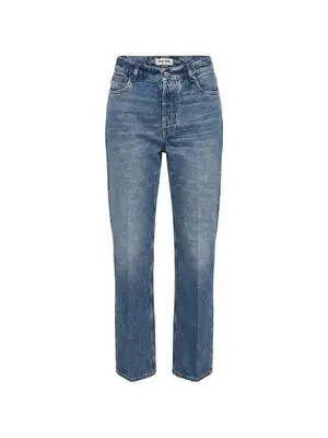 Miu Miu Cotton Denim Jeans - Multicolor