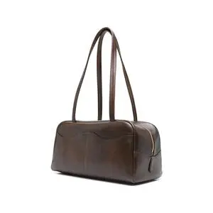Prada Leather Shoulder Bag - Brown