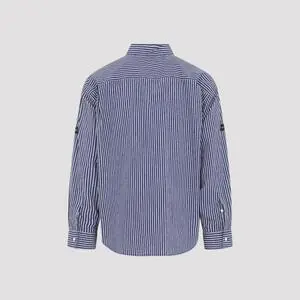 Balenciaga Oversized Shirt - Blue