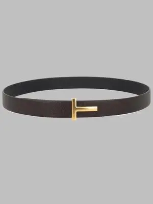 TOM FORD Cintura T Icon In Pelle Fiore