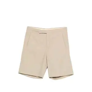 Prada Neutrals Shorts Tailored Shorts - Cream