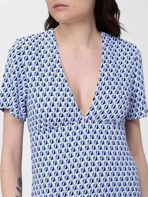 Max Mara Printed Silk Midi Dress