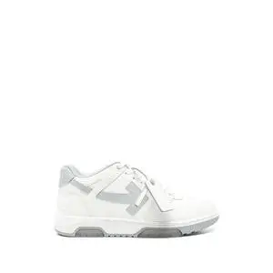 Off-White Calf Leather Low-top Trainers - White