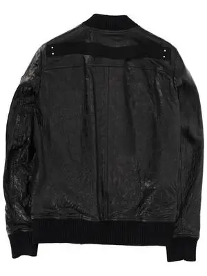 Rick Owens Bomber Jacket Classic Flight - Black