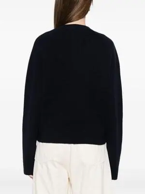 TOTEME Hammered Button Cardigan - Blue