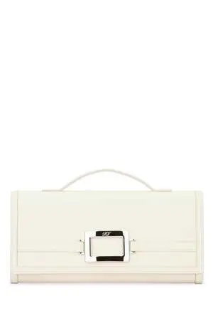 ROGER VIVIER Belle Vivier Metal Buckle Clutch - Multicolor