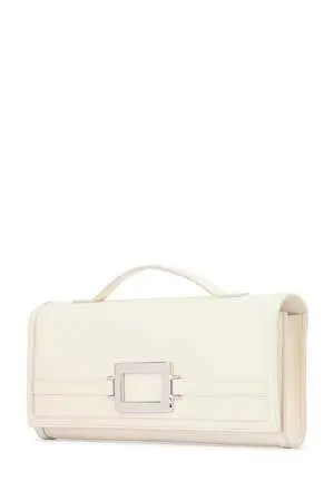 ROGER VIVIER Belle Vivier Metal Buckle Clutch - Multicolor