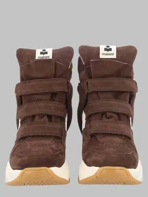 Isabel Marant Étoile Sneaker Balskee Con Zeppa - Brown