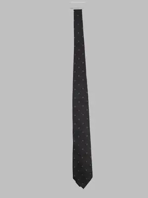TOM FORD Cravatta In Jacquard Di Seta 8 Cm - Black