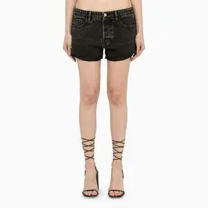 Miu Miu Denim Shorts - Black