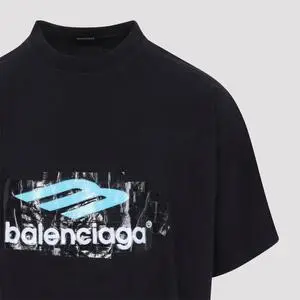 Balenciaga Oversized T-shirt - Black