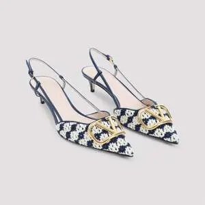 Valentino Garavani V Logo Slingback