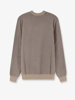 BOSS Silk And Cotton Blend Sweater - Multicolor