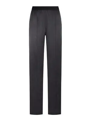TOM FORD Tom Ford Women Peach-Feel Silk Satin Pj Pants Black