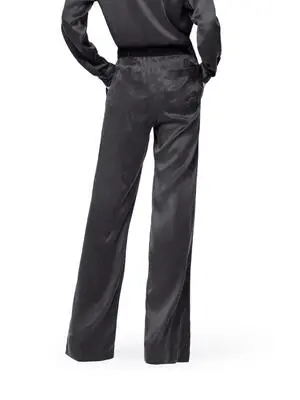 TOM FORD Peach-feel Silk Satin Pj Pants - Black