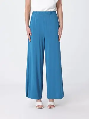 Max Mara Viscose Palazzo Pants - Blue