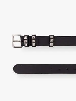 Valentino Garavani Flaneuse Leather Belt With Iconic Studs - Multicolor
