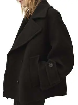 Chloé Oversized Short Wool Coat