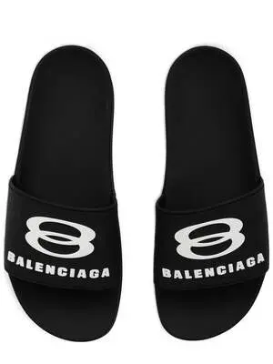 Balenciaga Slip-on Sandal With Logo