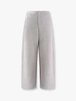 Max Mara Ebrien Wool And Cotton Trousers - Multicolor