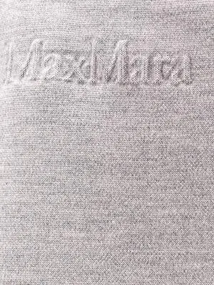 Max Mara Ebrien Wool And Cotton Trousers - Multicolor