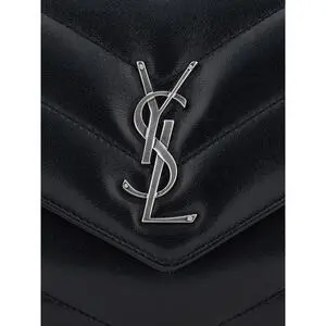 Saint Laurent Chevron Stitching Shoulder Bag