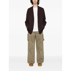 Our Legacy Cotton Herringbone Trousers - Green