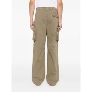 Our Legacy Cotton Herringbone Trousers - Green