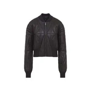 Moncler Geocamo Cropped Jacket - Gray