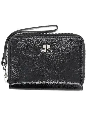 COURREGES Naplack Wallet - Black