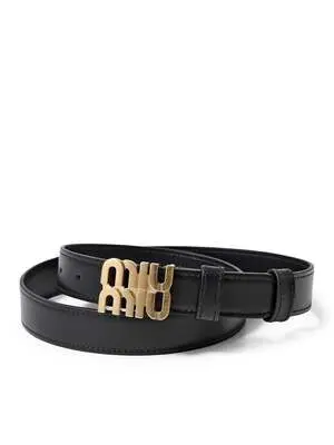 Miu Miu City Leather Belt