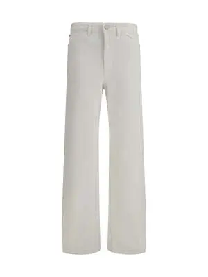 LEMAIRE Cotton Five-pocket Pants - White