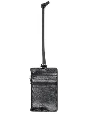 COURREGES Card Holder Naplack - Black