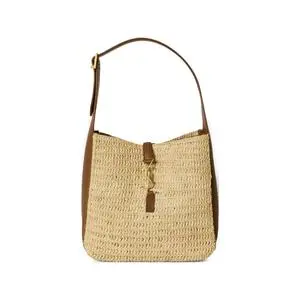 Saint Laurent Neutrals Shoulder Bags - Cream