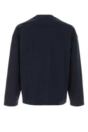 JIL SANDER Midnight Cotton T-shirt - Blue