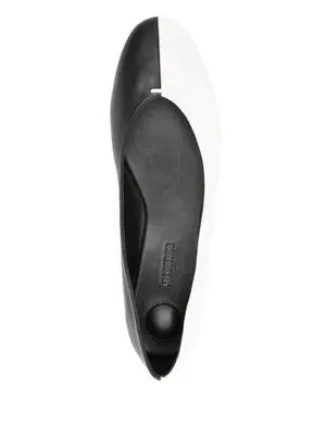 Jacquemus Les Ballerines Ovalo Leather Flats - Black