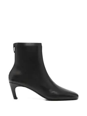 TOTEME Leather Ankle Boots - Multicolor