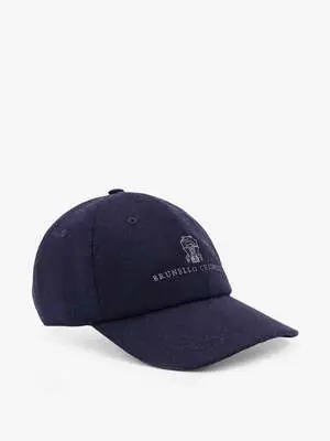 Brunello Cucinelli Virgin Wool Baseball Hat