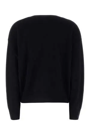 Versace Stretch Wool Blend Sweater - Blue