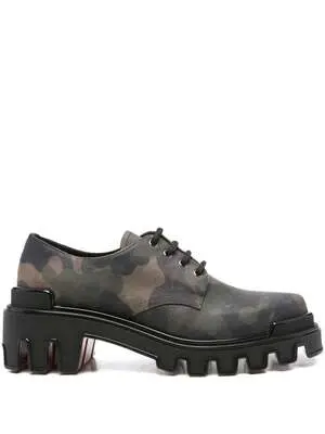 CHRISTIAN LOUBOUTIN Trott Dune Camo Print Combat Boot