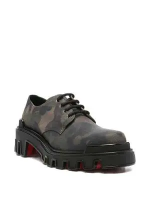 CHRISTIAN LOUBOUTIN Trott Dune Camo Print Combat Boot