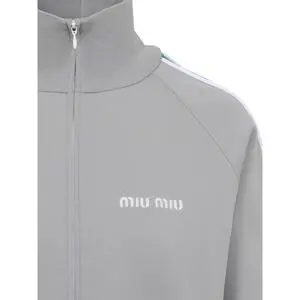 Miu Miu Grey Tops Sweatshirts