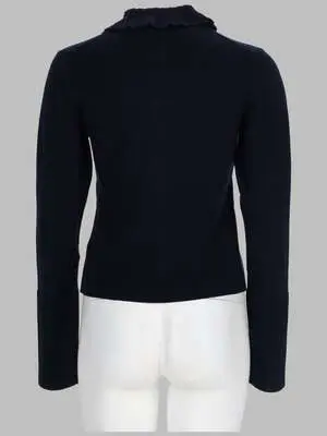 Chloé Cardigan Aderente In Maglia Con Logo