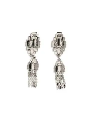 Alessandra Rich Colored Crystal Drop Earrings