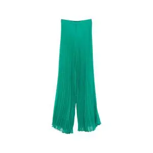 Max Mara Trousers Straight Trousers - Green