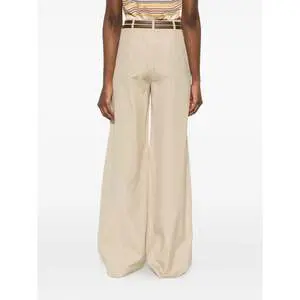Max Mara Neutrals Trousers Palazzo Pants
